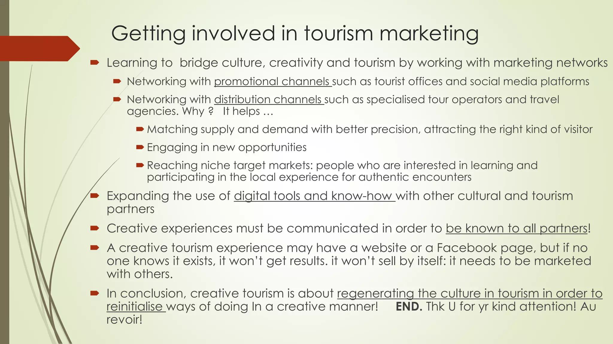 Tourism, Culture and Creativity | PDF