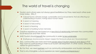 Tourism, Culture and Creativity | PDF