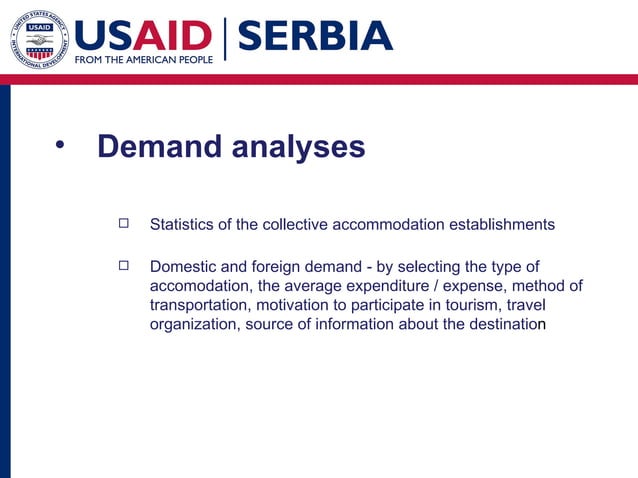 Tourism Data Collection Ppt