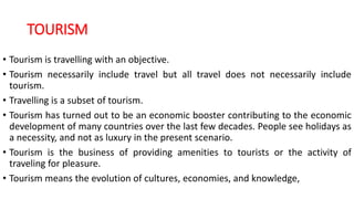 TOURISM DEFINITION & IMPORTANCE OF TOURISM.pptx