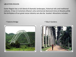 Tourism destination development in ghana | PPTX