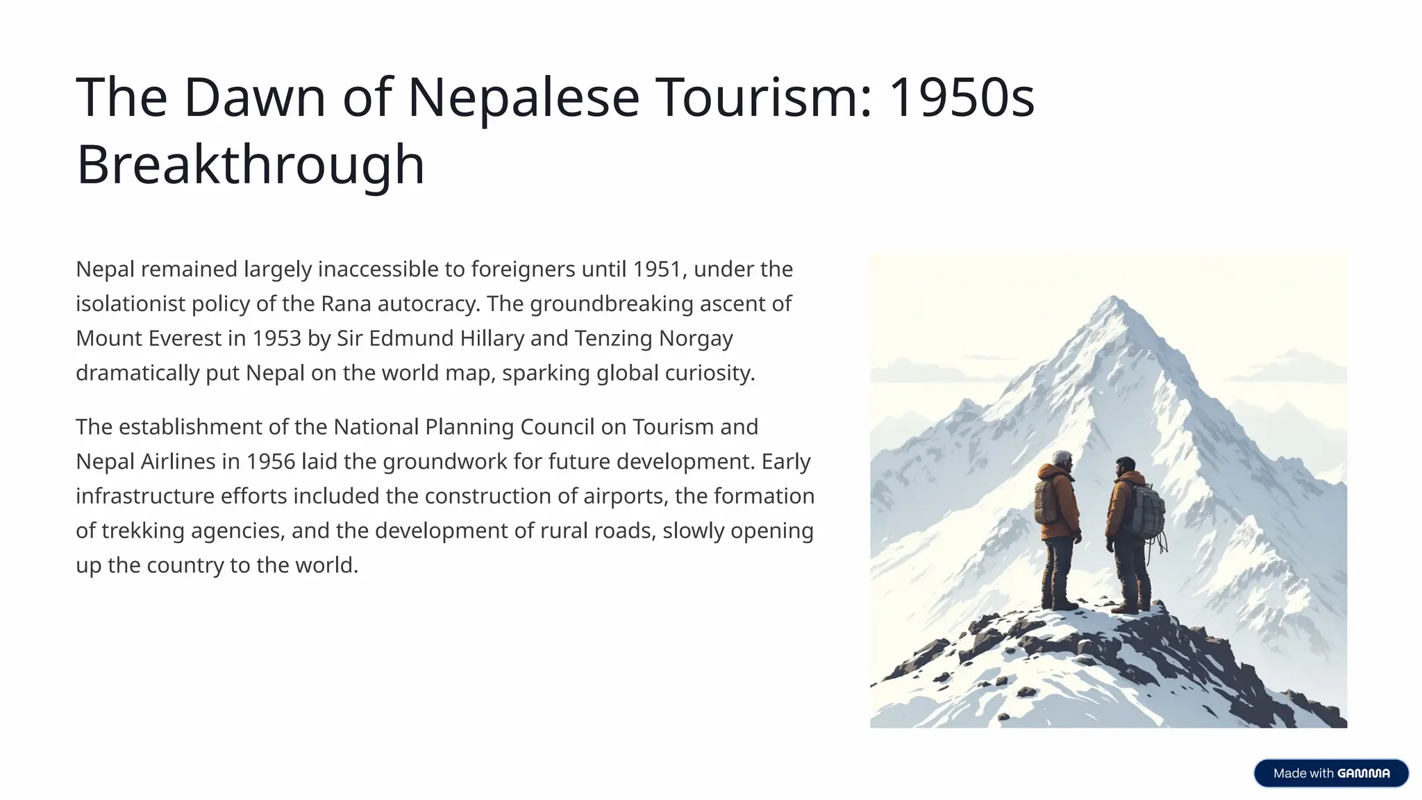 tourism develoment in nepal based in tourism in nepal.pptx