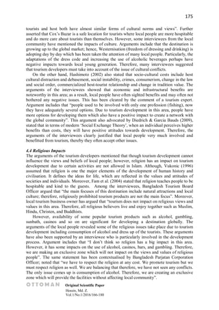 Tourism development in coxsbazar | PDF