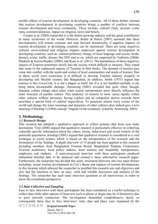 Tourism development in coxsbazar | PDF