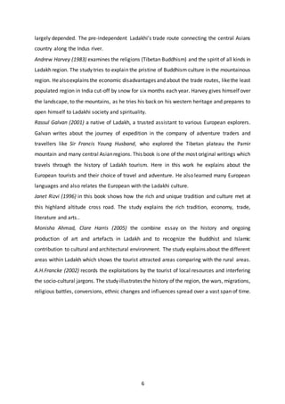 Tourism Development in Ladakh .docx