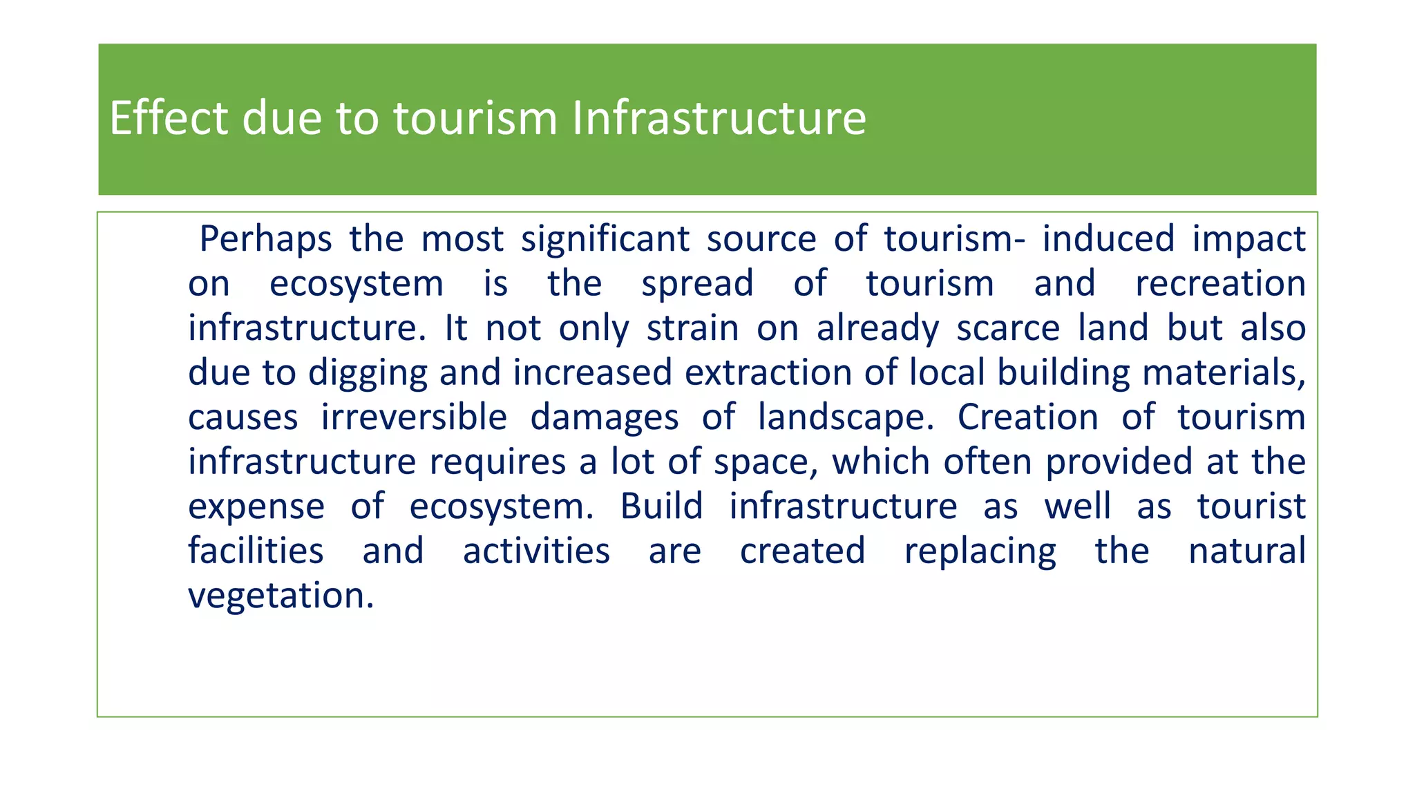 Tourism & environment | PPTX