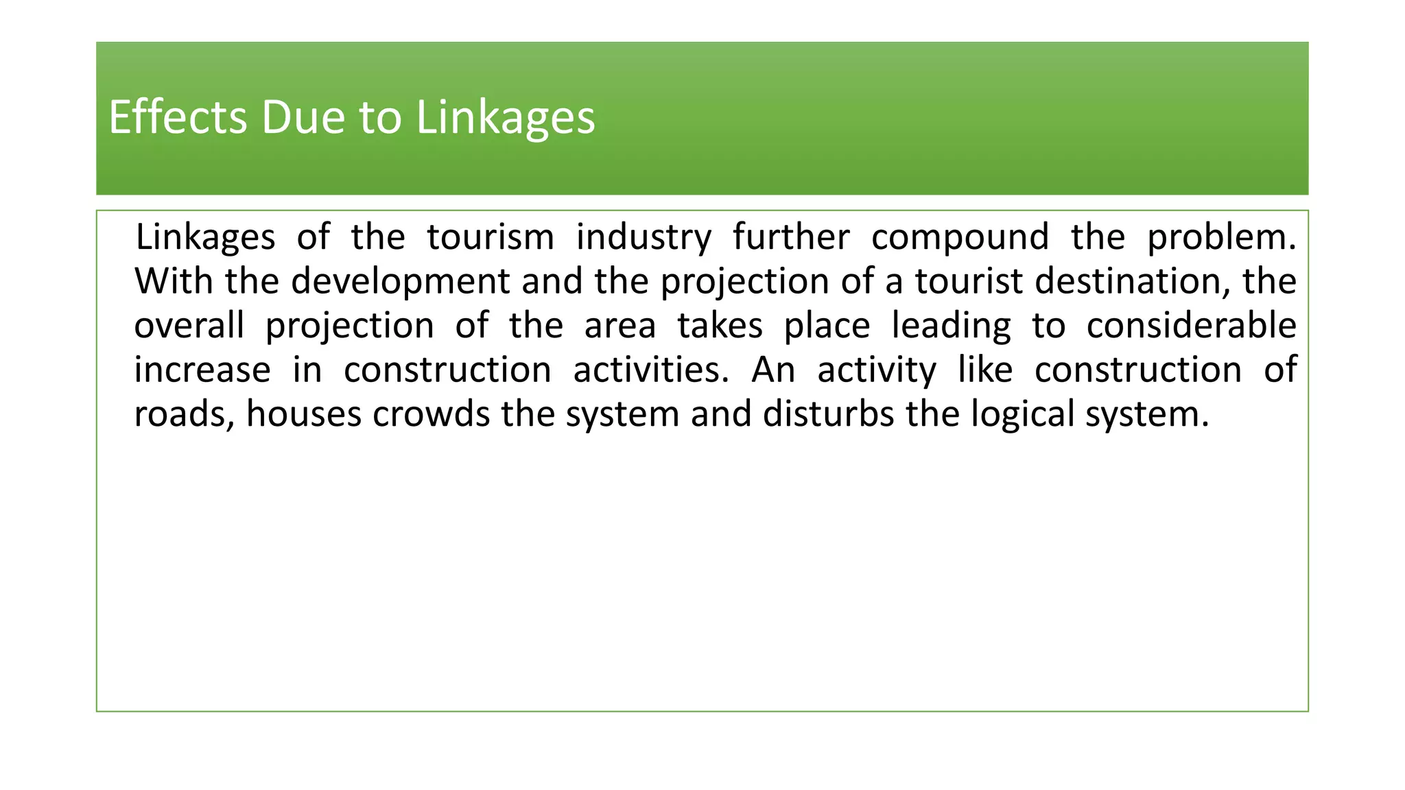 Tourism & environment | PPTX