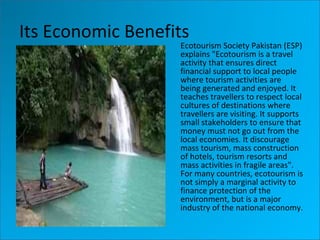 Tourism, Environment & Enterprise Development | PPT