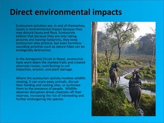 Tourism, Environment & Enterprise Development | PPT