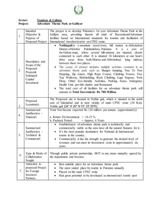 Tourism final 16 proposals (by abad) | PDF