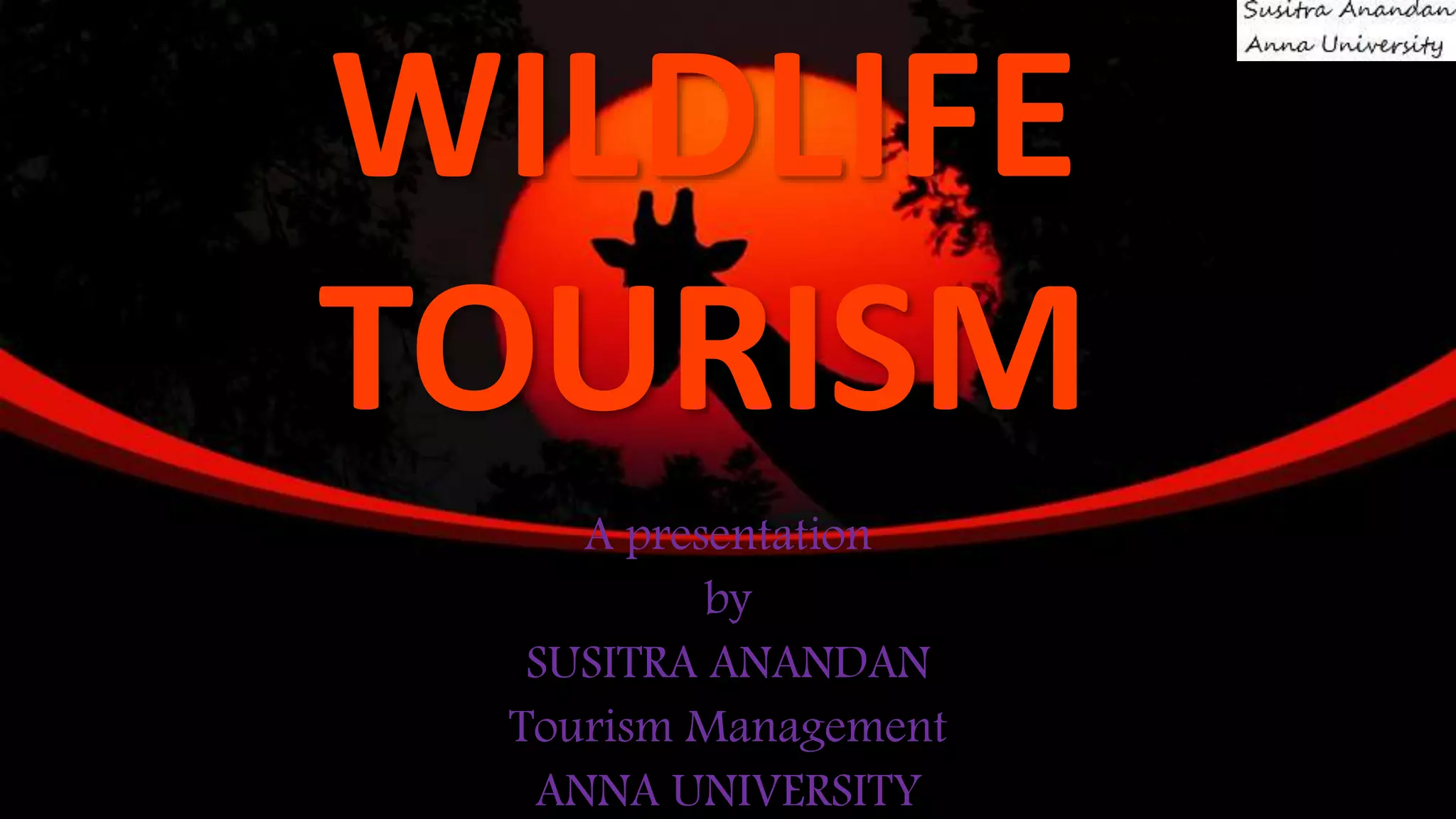 Wildlife Tourism Geography | PPT