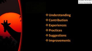 Wildlife Tourism Geography | PPTX