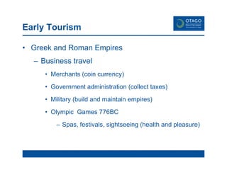 Tourism history | PPT