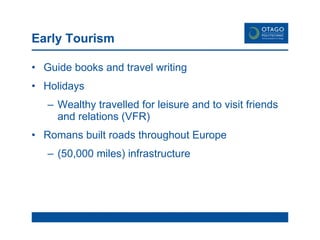 Tourism history | PPT