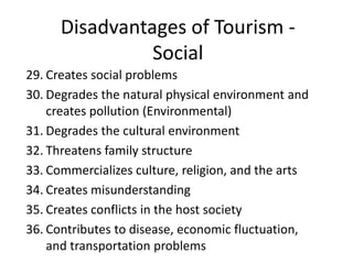 Tourism Impacts | PPT