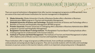 Tourism in Bangladesh | PPTX