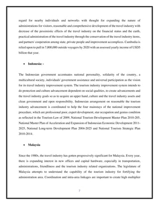 Tourism industry effect on southeast asia countries economic ...
