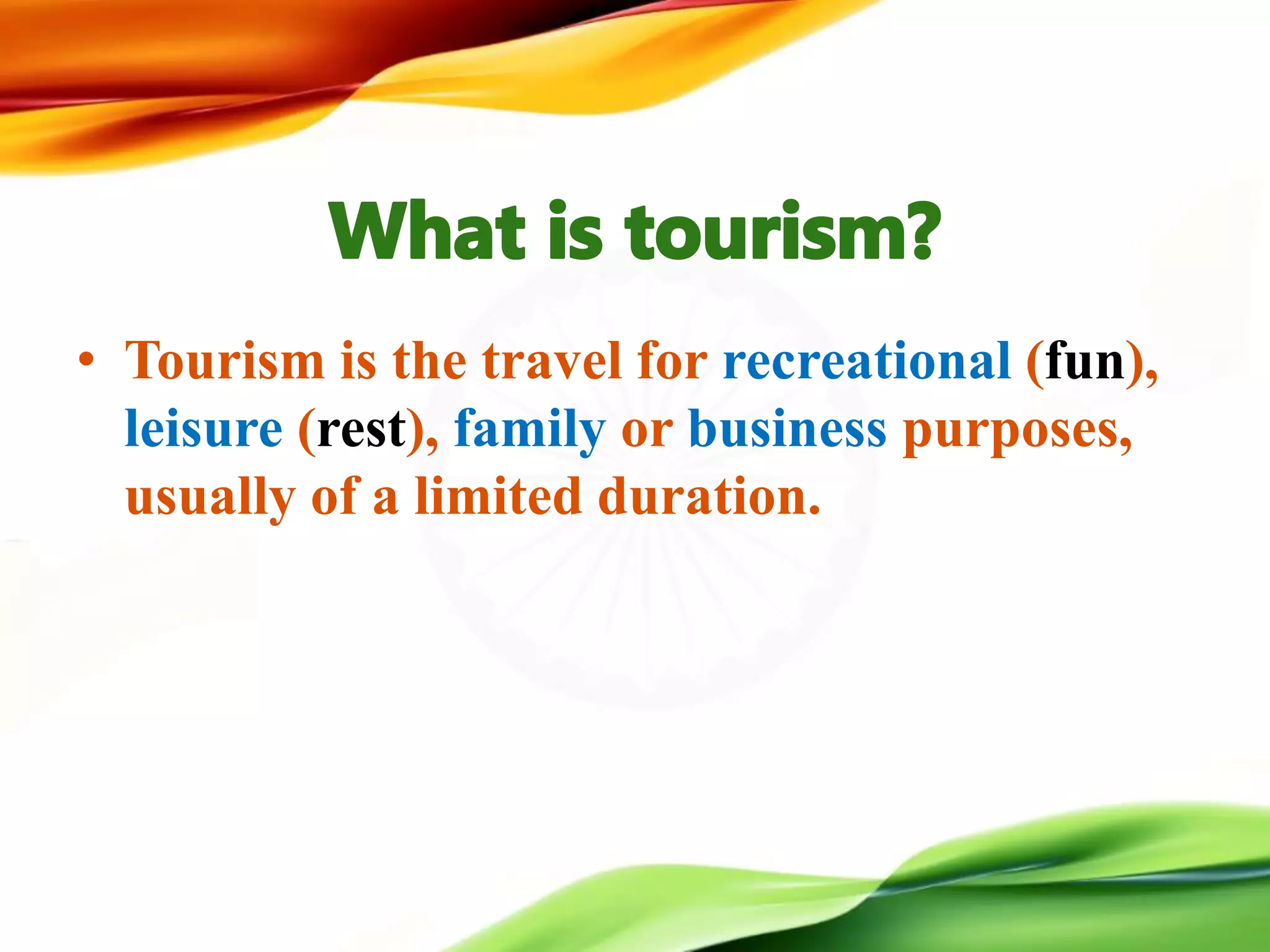 Tourism in India (ppt) | PPTX