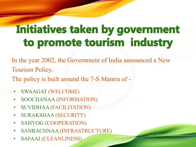 Tourism in India (ppt) | PPTX | Asia Travel | Travel Locations