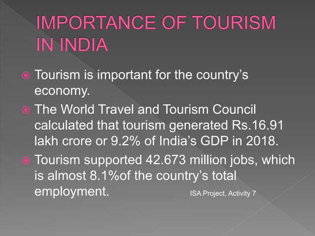 Tourism in India | PPT
