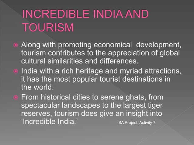 Tourism in India | PPT