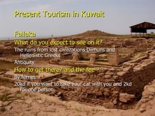 Tourism In Kuwait 2 | PPT