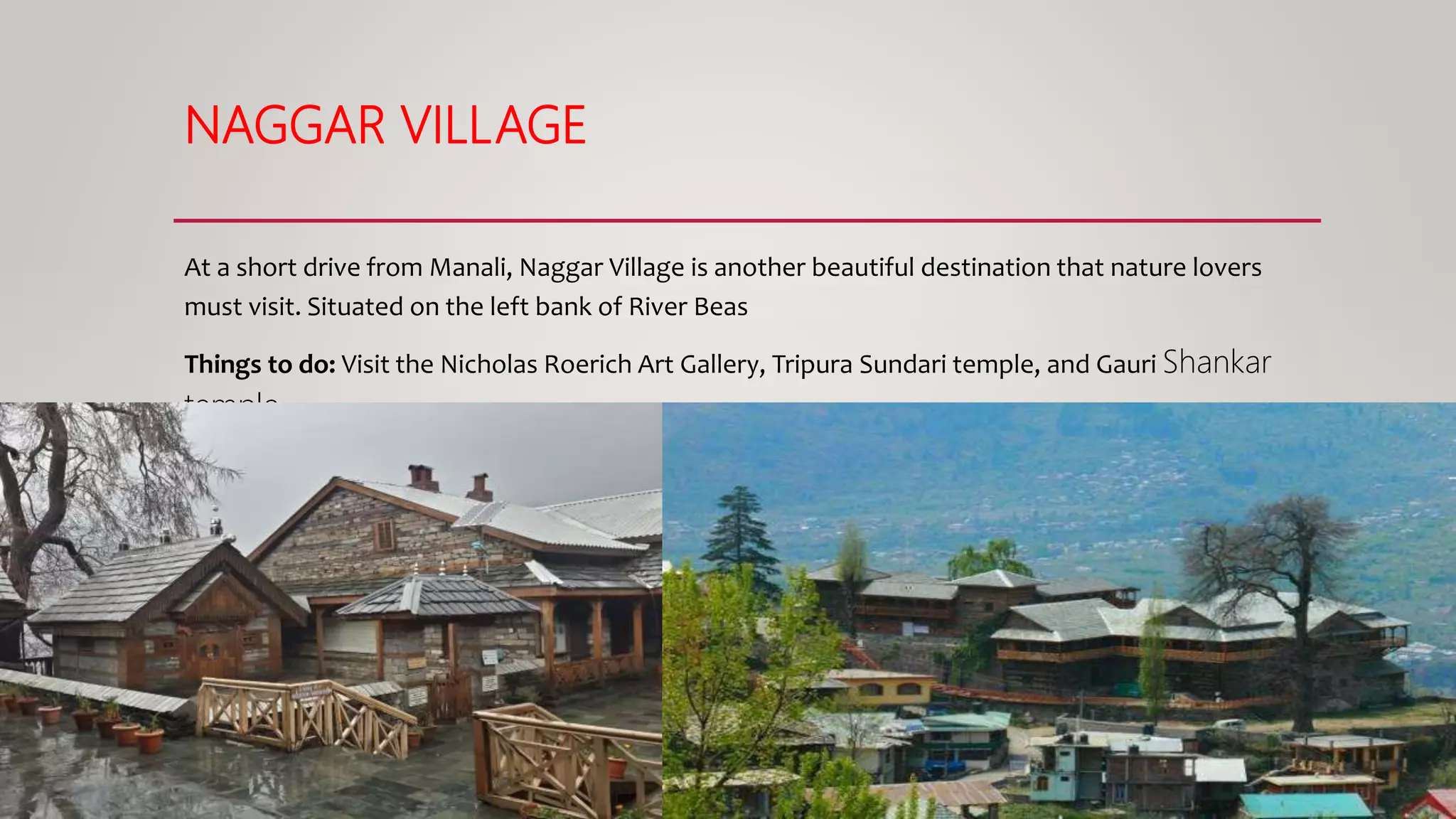 Tourism in manali | PPTX