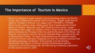 Tourism in Mexico - Introduction to Spanish | PPT