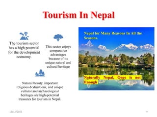 Tourism in Nepal: The brief introduction. | PPTX