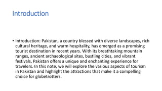 Tourism in Pakistan.pptx