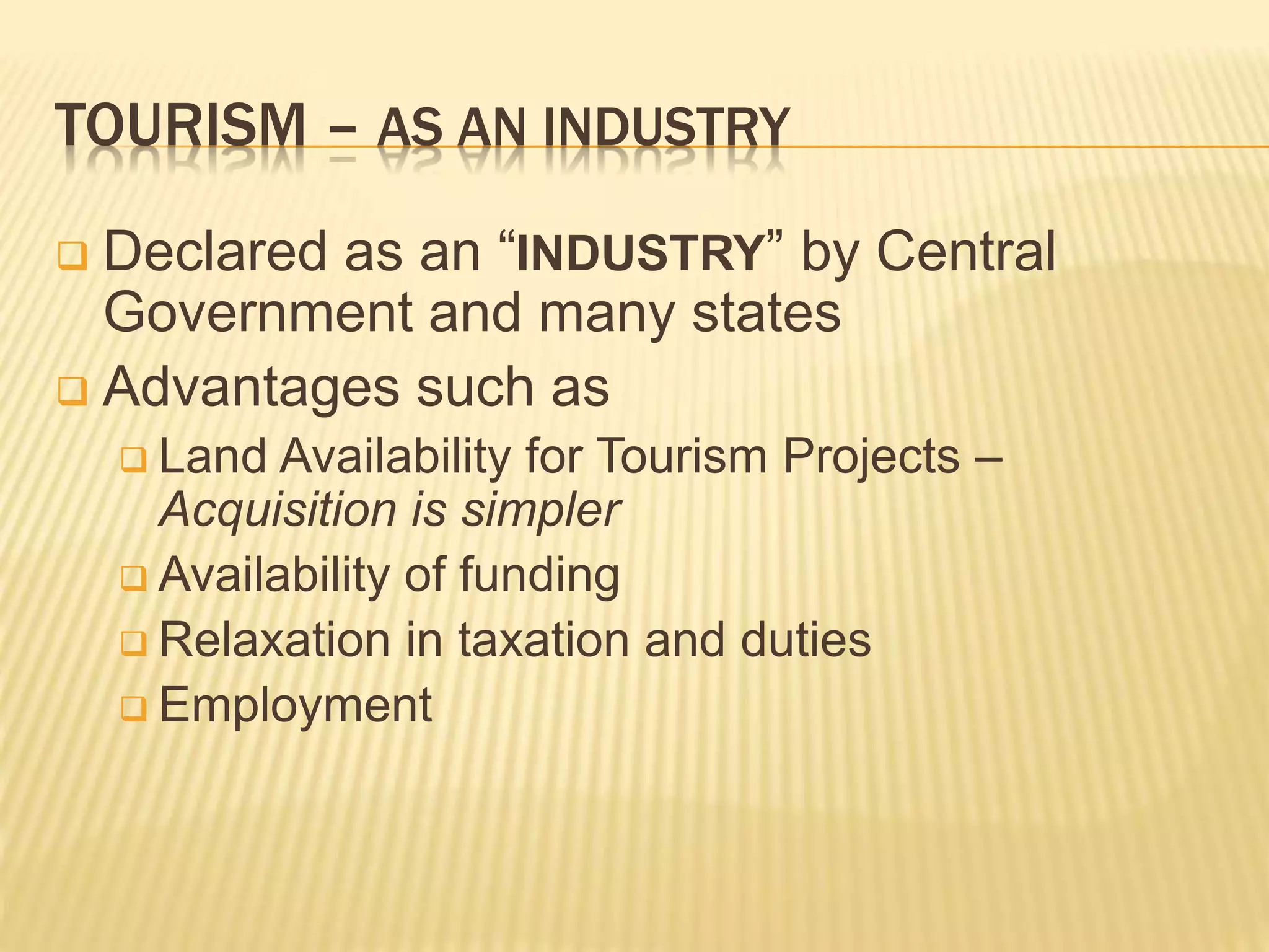 Tourism introduction | PPT