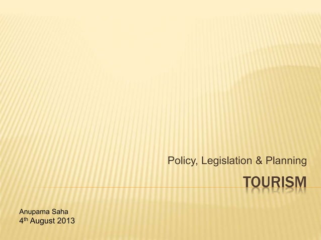 Tourism introduction | PPTX