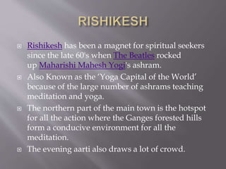 Tourism in uttarakhand | PPTX