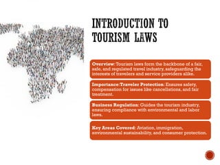 Tourism Laws and tour operator presentation | PDF