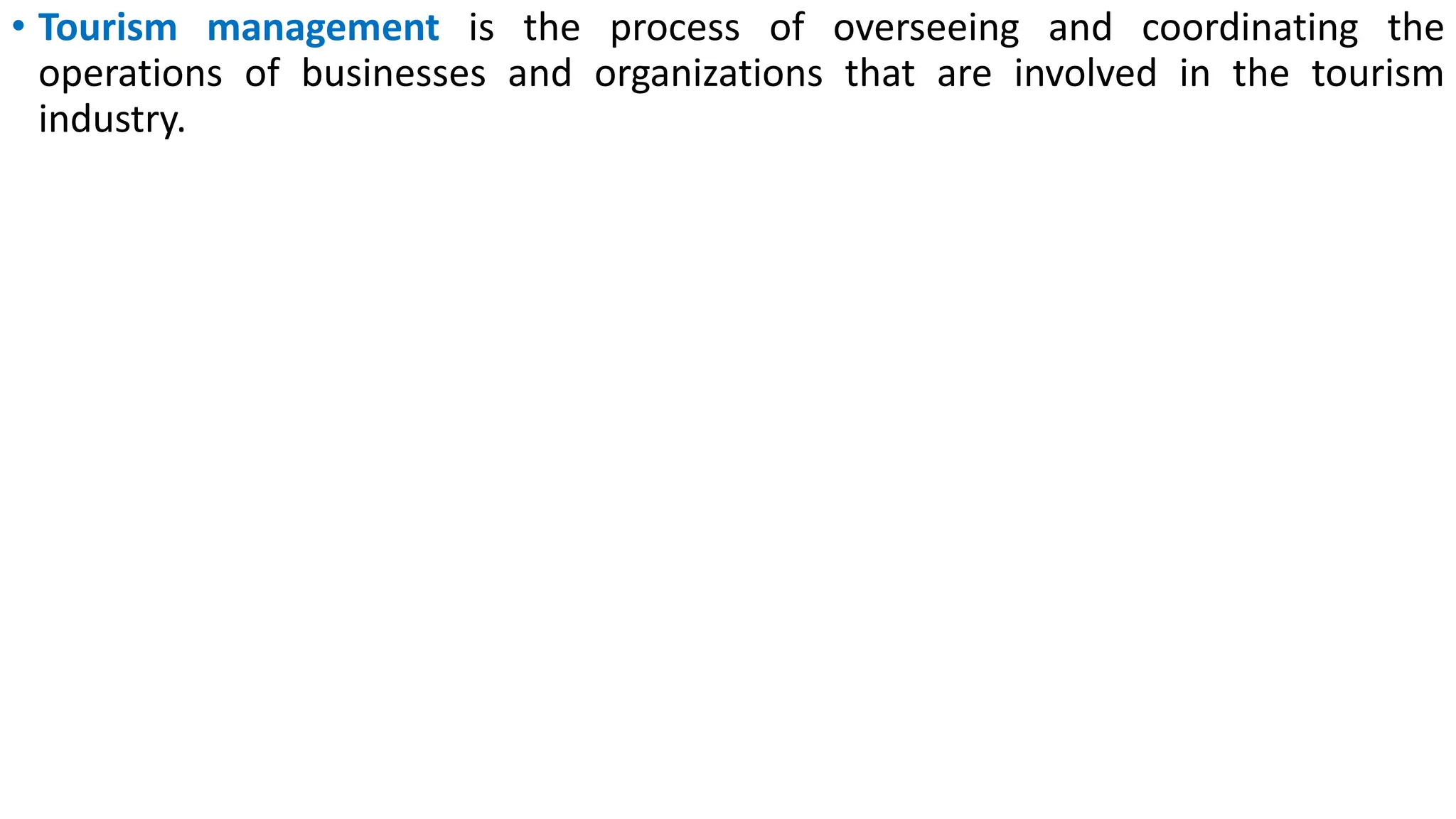 TOURISM MANAGEMENT TERMINOLOGY .pptx
