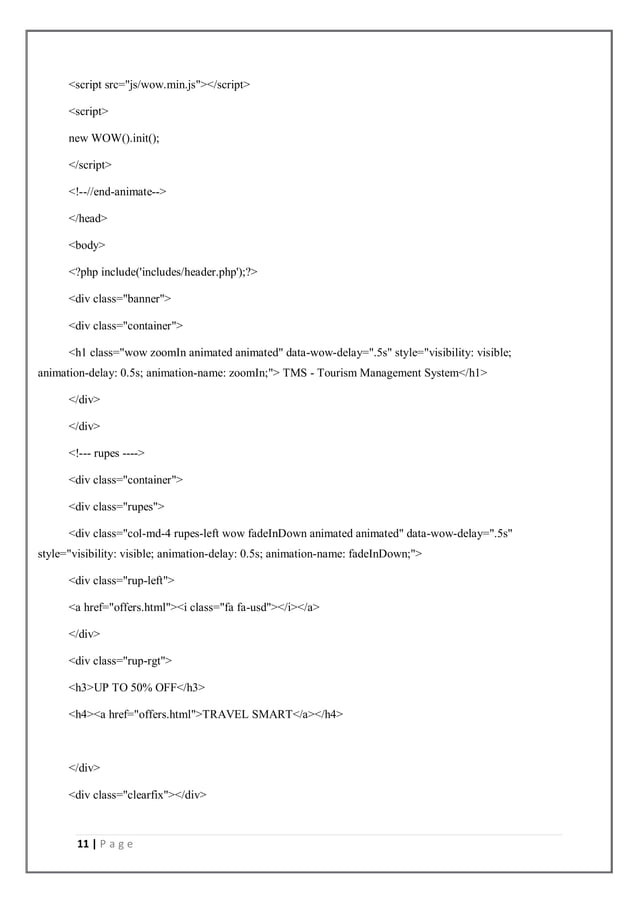 Tourism management system project report.pdf