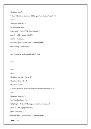 Tourism management system project report.pdf