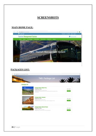 Tourism management system project report.pdf