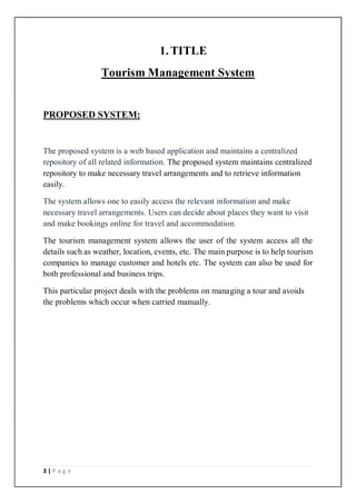 Tourism management system project report.pdf