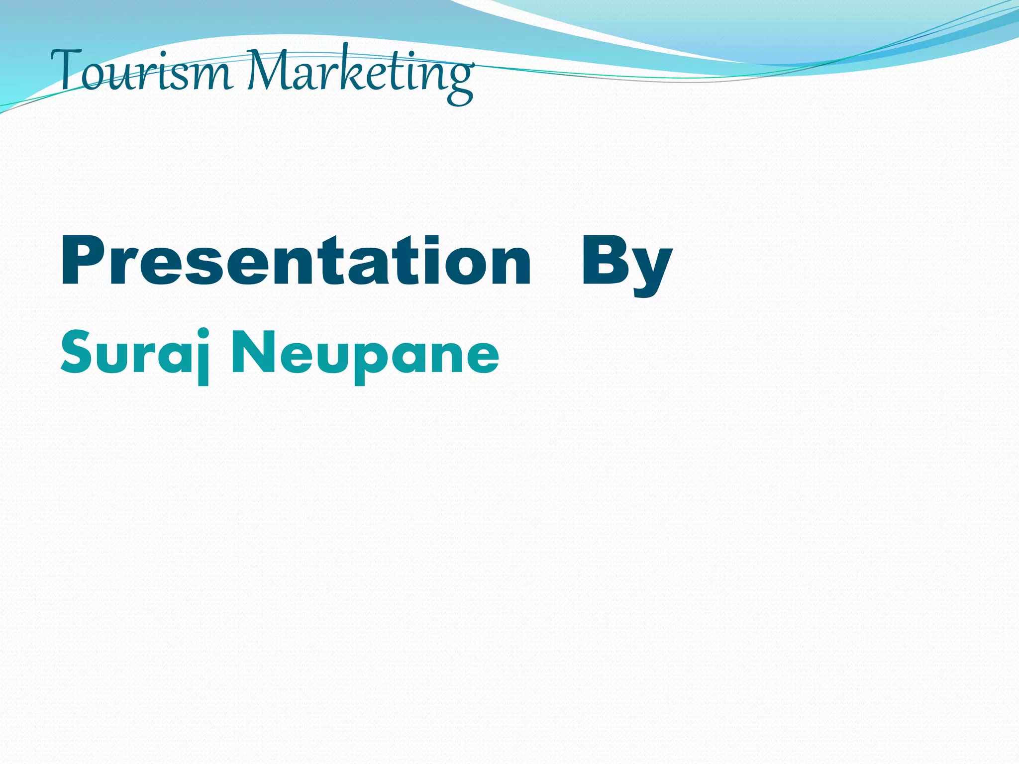 Tourism marketing | PPTX