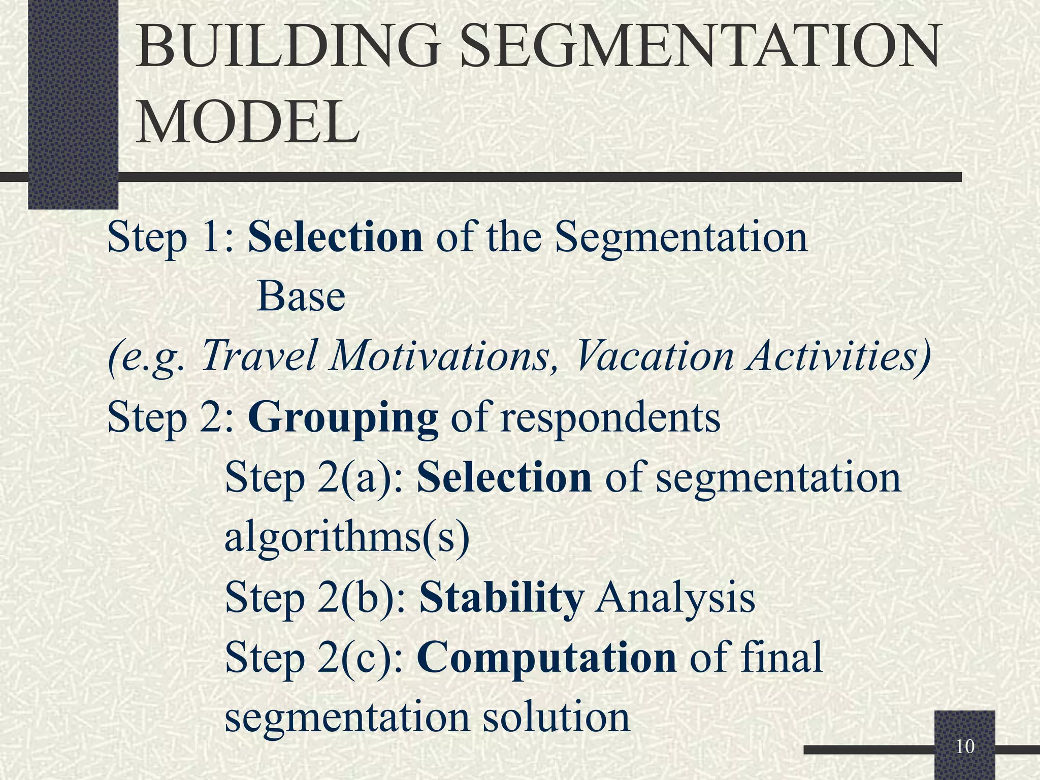 Tourism market segmentation in context of nepal | PPTX