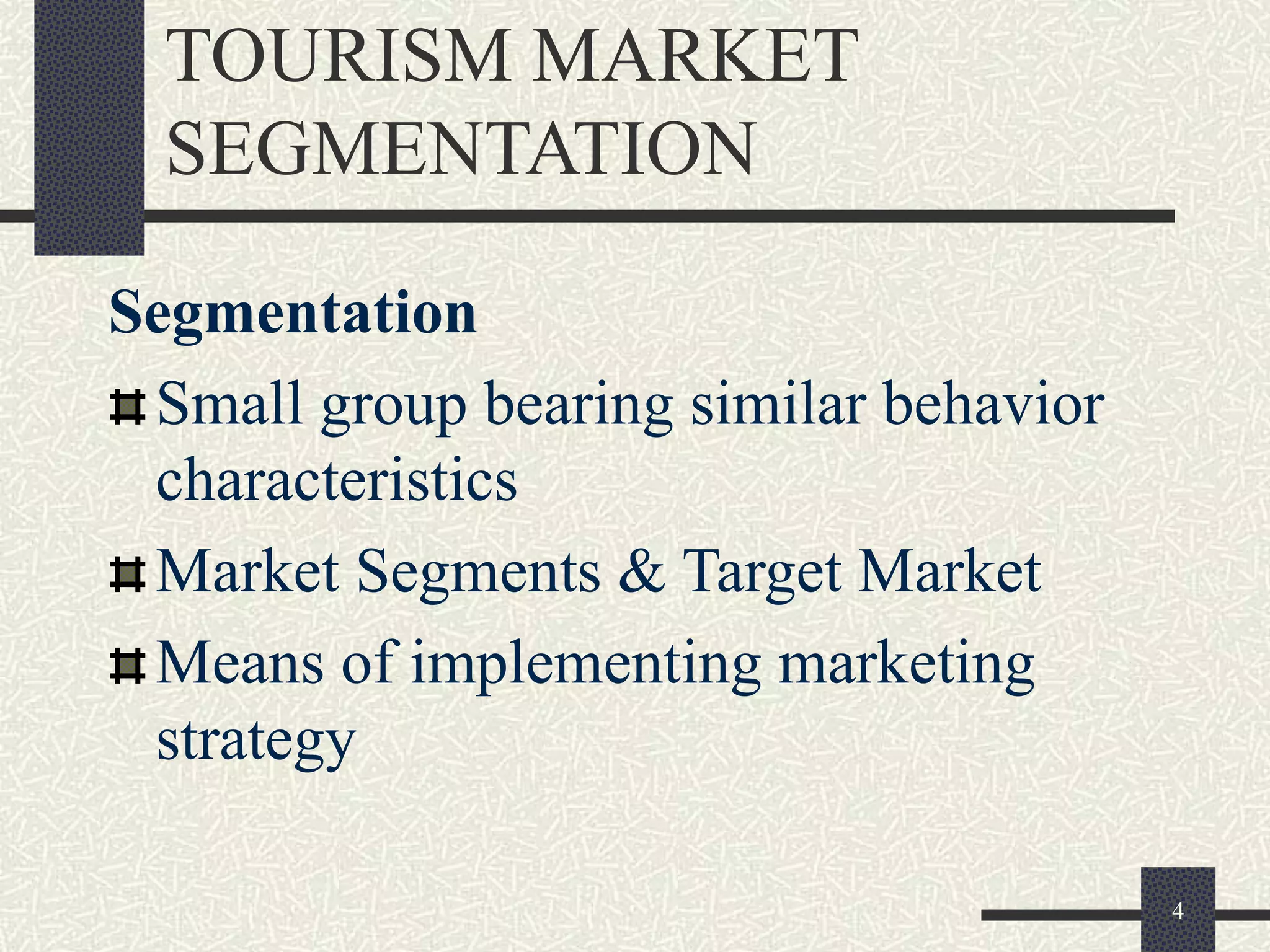 Tourism market segmentation in context of nepal | PPTX