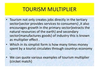 Multiplier Effect Tourism