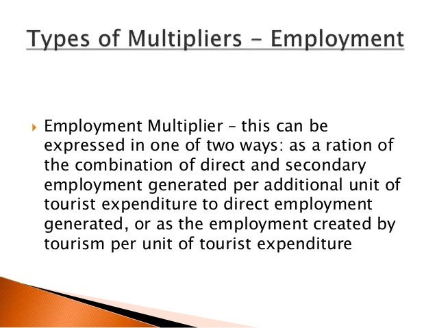 Tourism multipliers