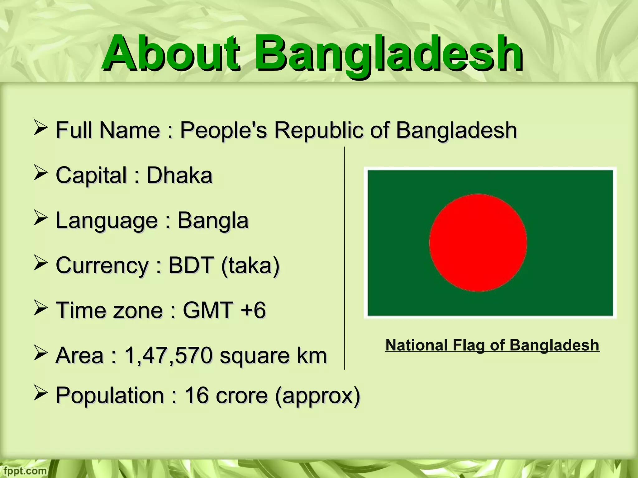 Tourism of bangladesh | PPT