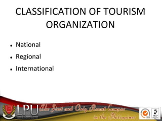 Tourism Organizations | PDF