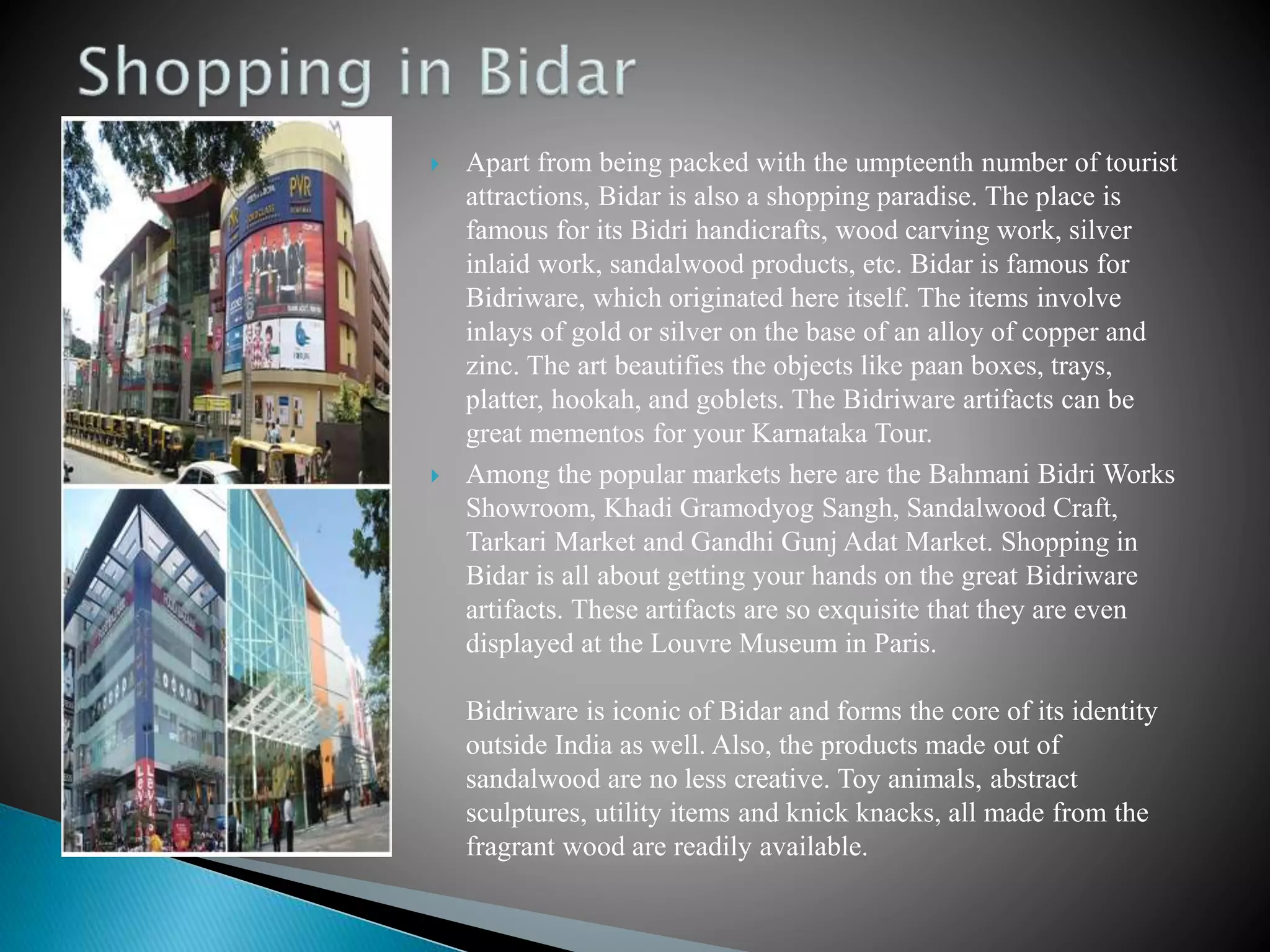 Tourism places in bidar | PPTX