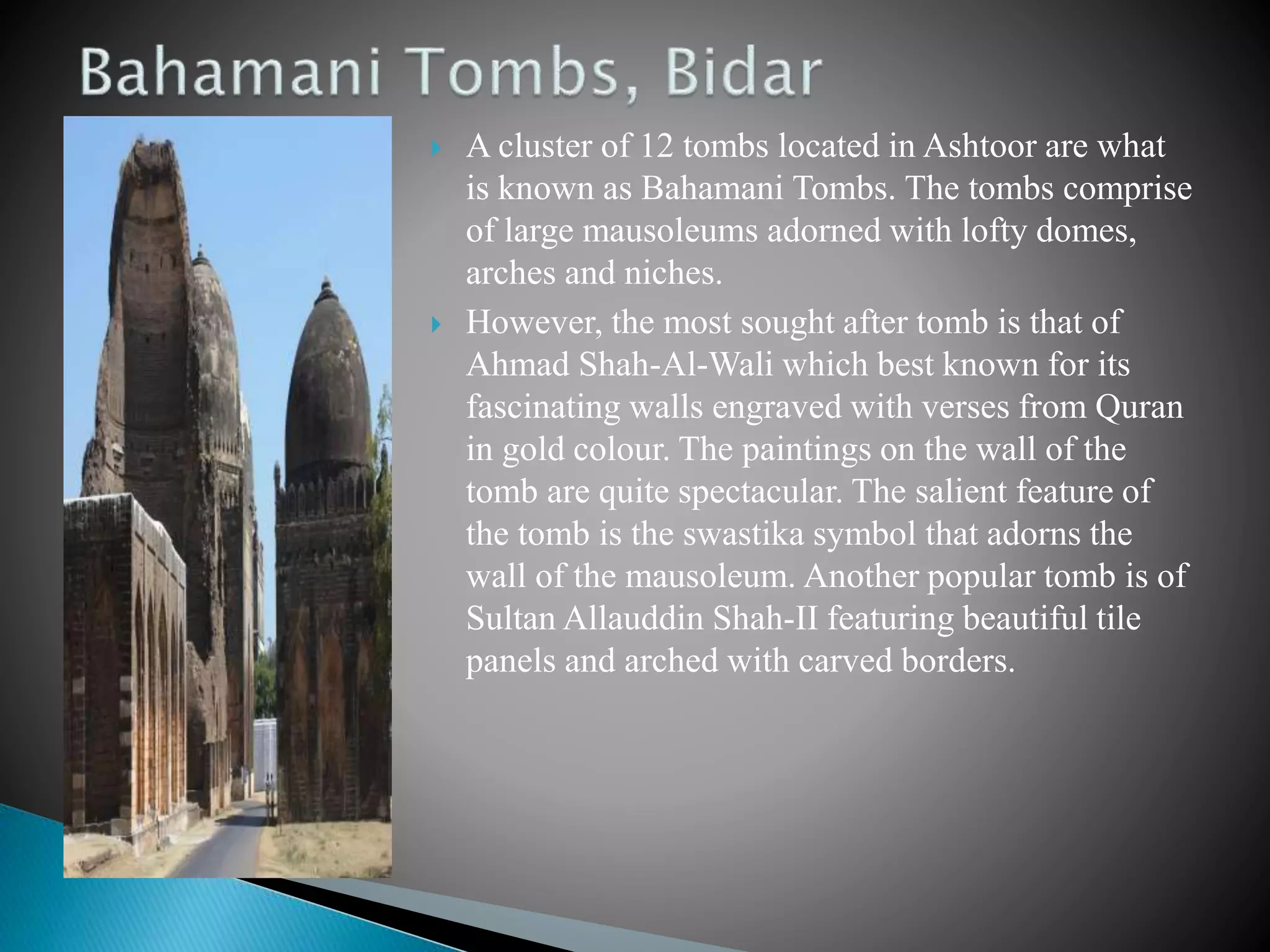 Tourism places in bidar | PPTX