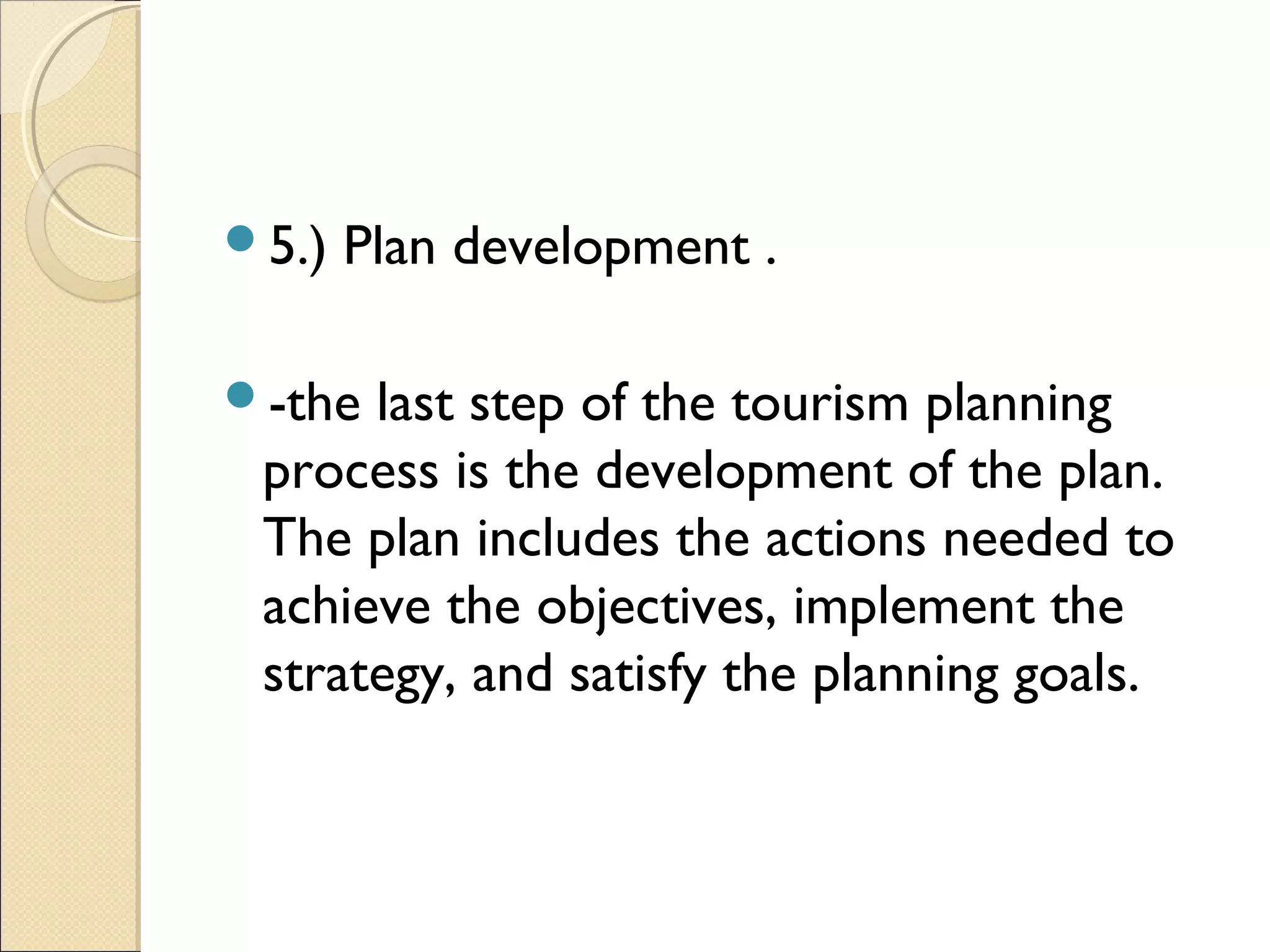 Tourism planning | PPT