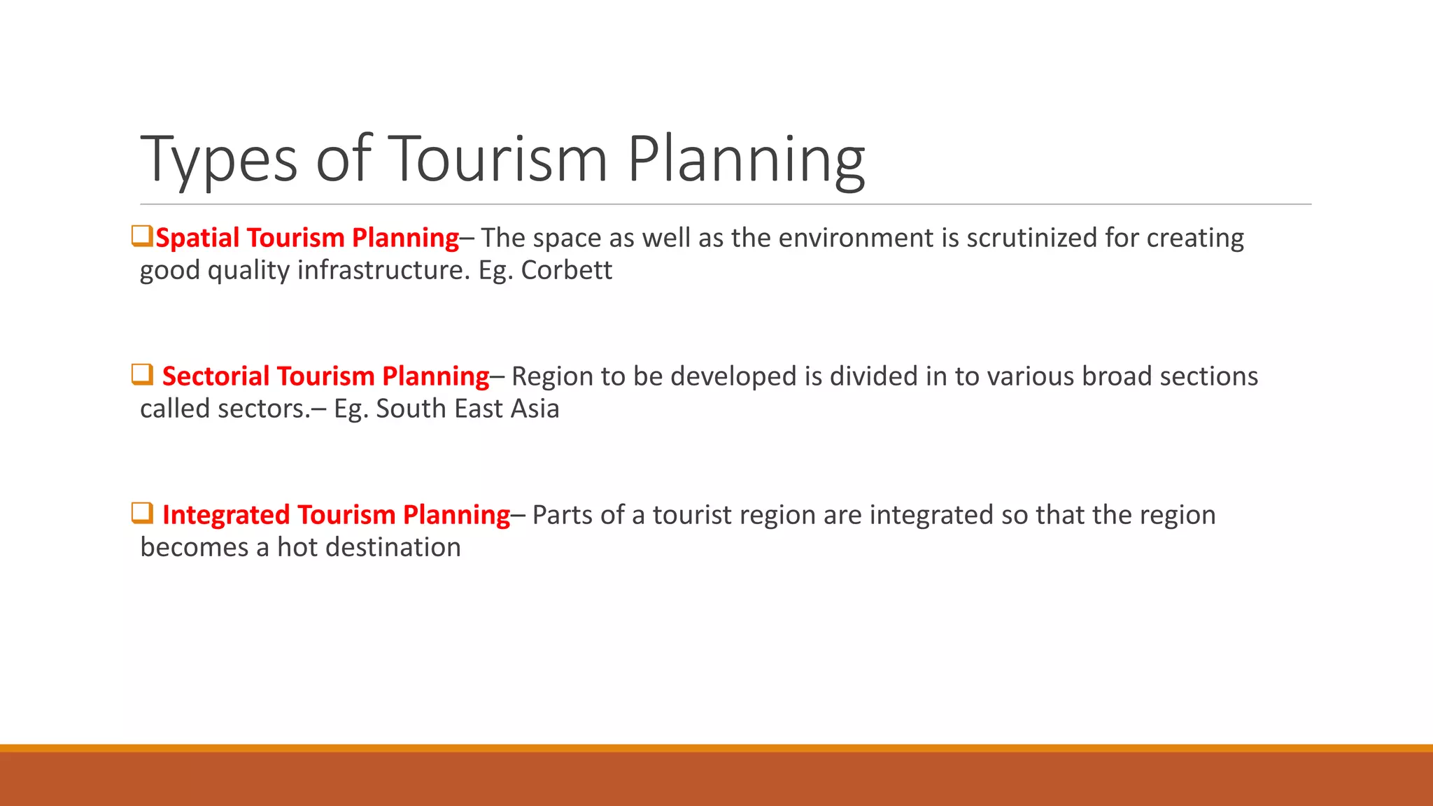 Tourism planning in India | PPTX